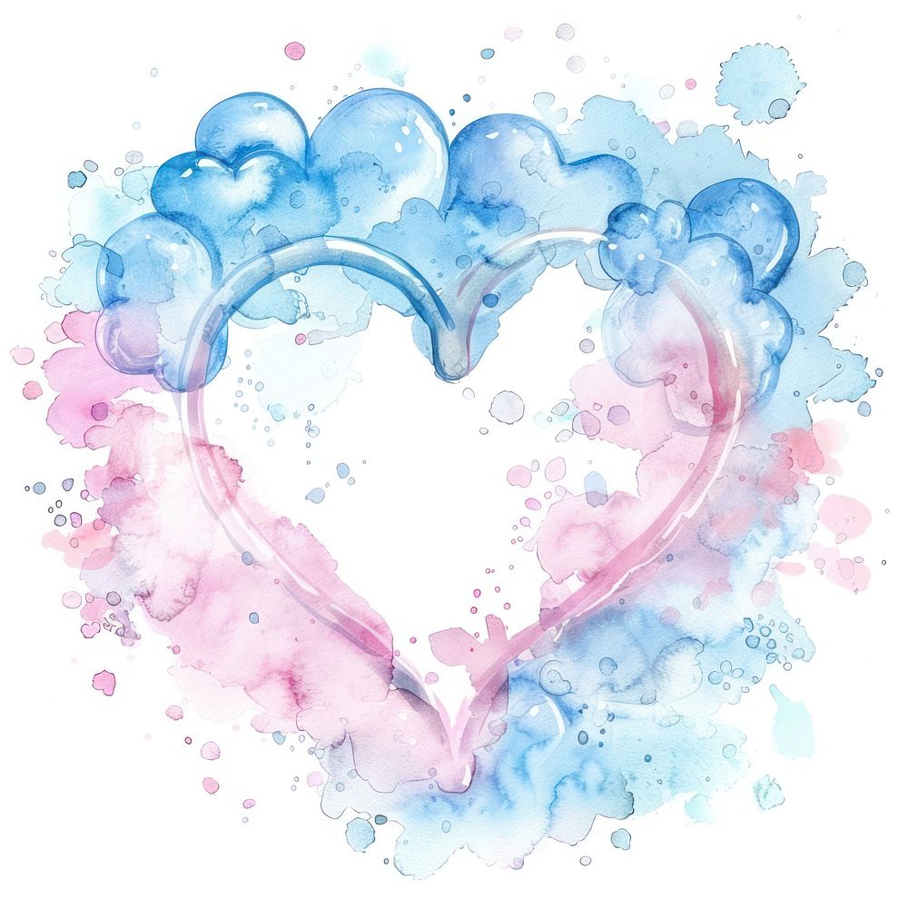 Bubble Gum Border Watercolor Images | Free Photos, PNG Stickers ...
