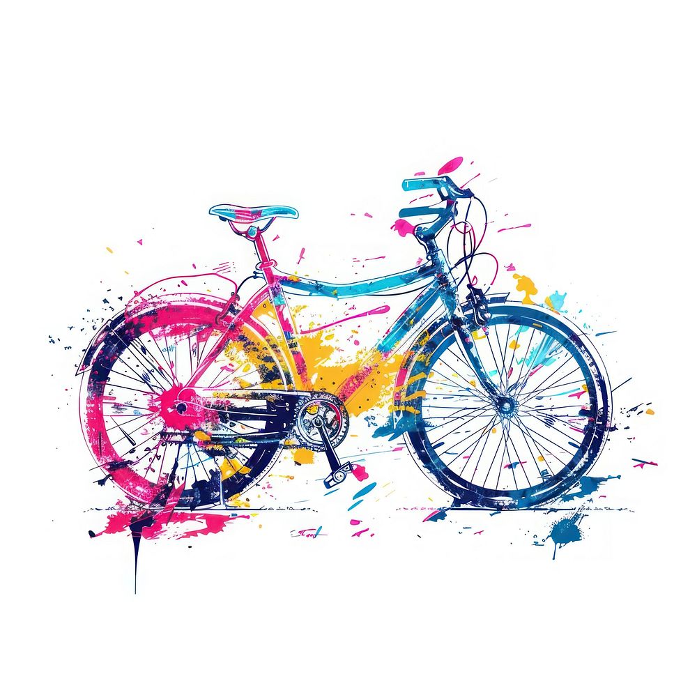 Graffiti bicycle vehicle drawing sketch. | Premium Photo Illustration ...