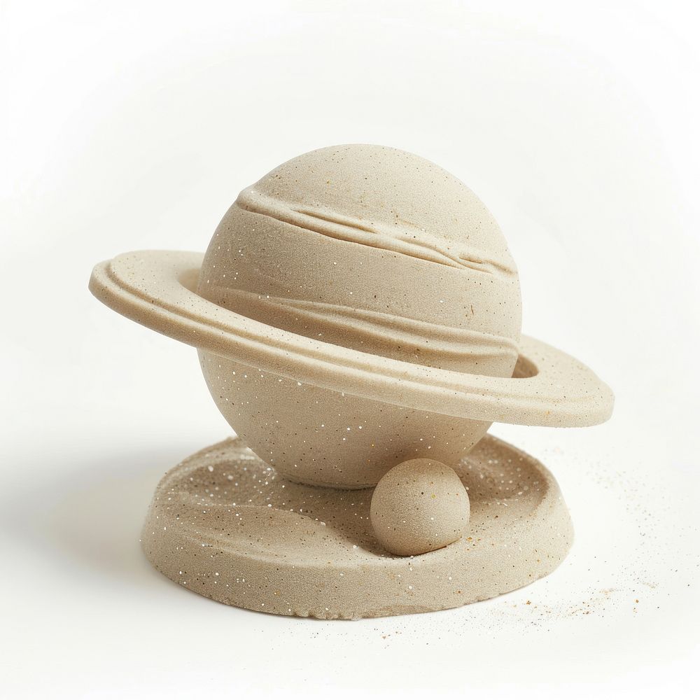 Sand Sculpture saturn space porcelain | Free Photo - rawpixel