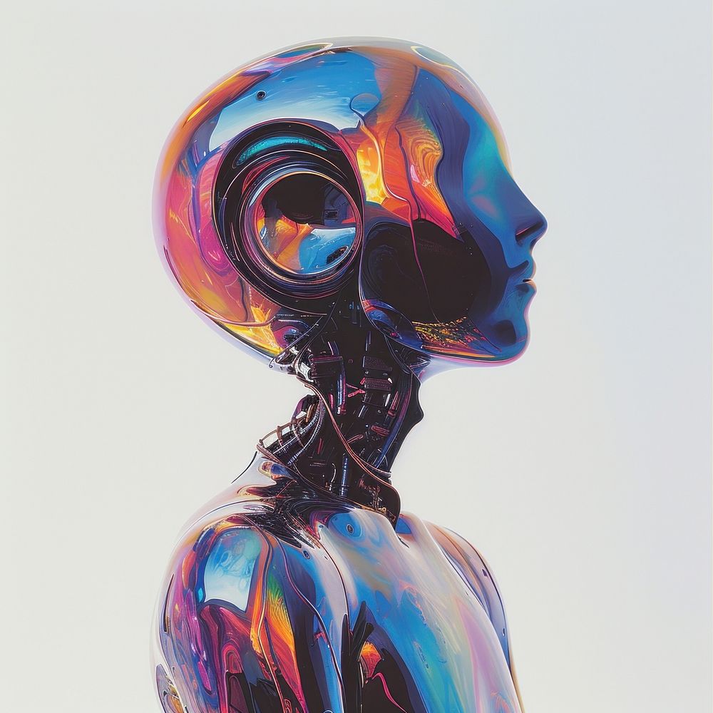 Robot art creativity futuristic. | Premium Photo Illustration - rawpixel