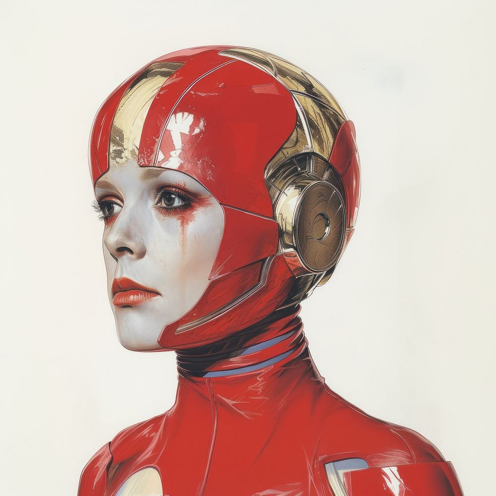 Robot adult technology superhero. | Premium Photo Illustration - rawpixel