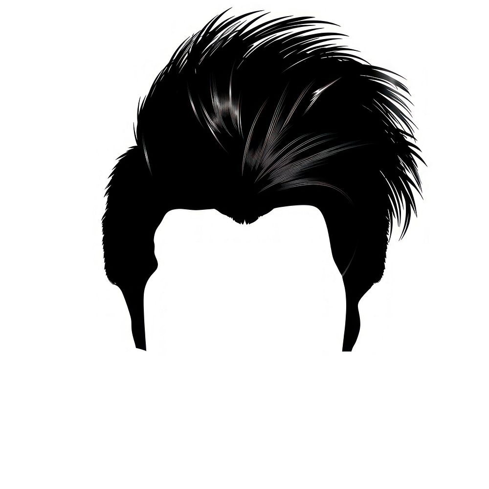 Black mohawk hairstyle drawing sketch | Free Photo Illustration - rawpixel