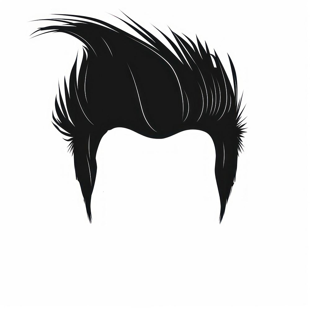 Black mohawk hairstyle drawing sketch | Free Photo Illustration - rawpixel