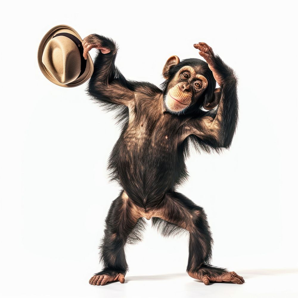 Monkey holding cap animal wildlife | Free Photo - rawpixel
