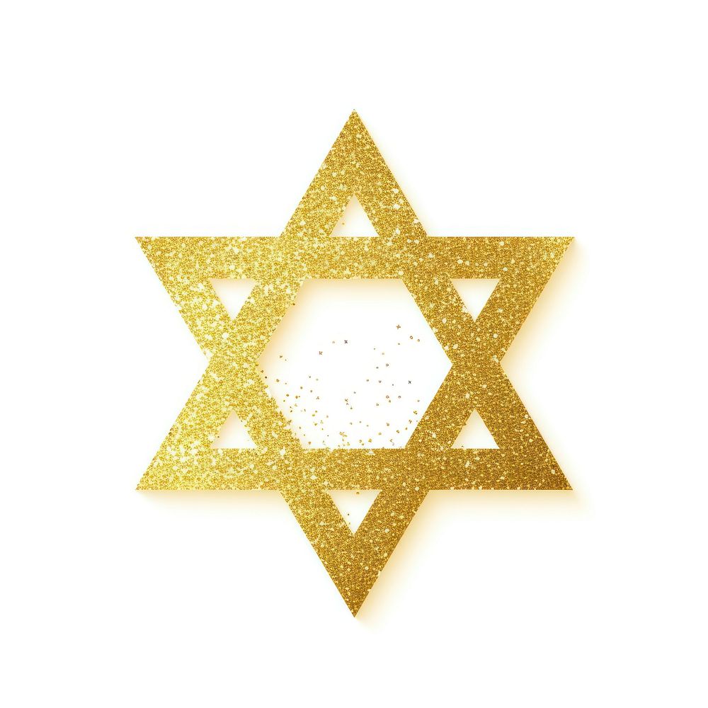 Hexagram icon gold glitter shape. | Free Photo Illustration - rawpixel