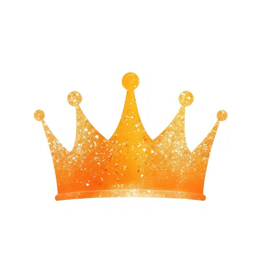 Orange crown icon white background | Free Photo Illustration - rawpixel