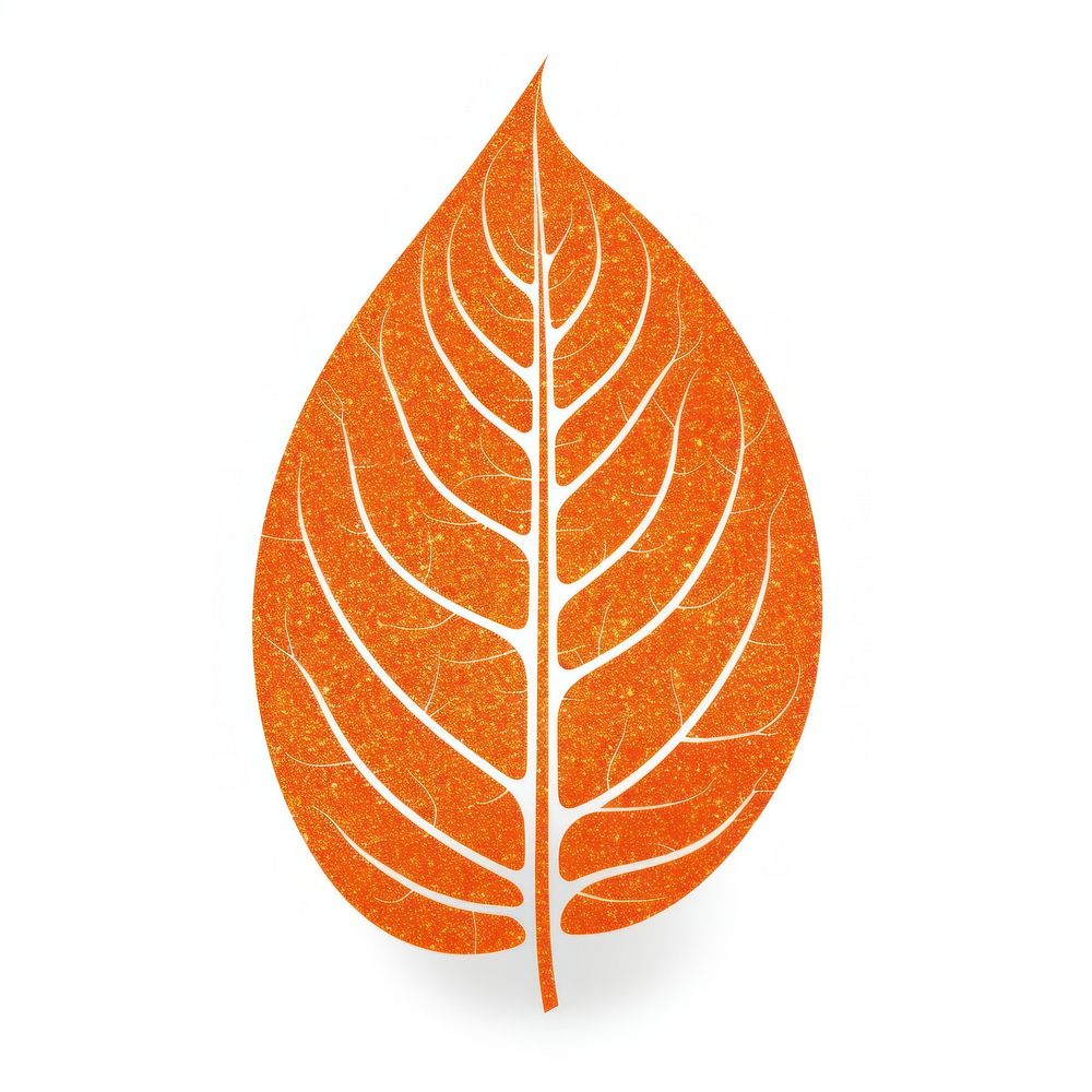 Orange leave icon plant leaf | Premium Photo Illustration - rawpixel