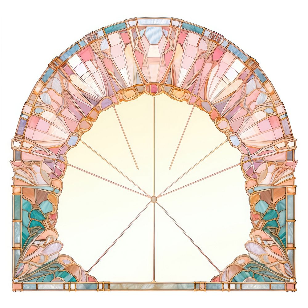 Arch art nouveau Sun architecture | Free Photo Illustration - rawpixel