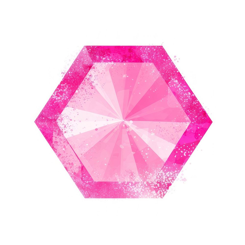 Octagon icon jewelry shape pink. | Free Photo Illustration - rawpixel