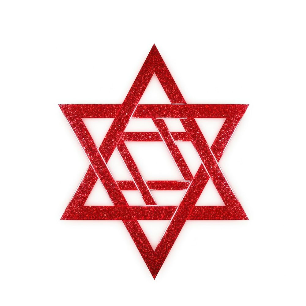 Hexagram icon symbol shape red. | Free Photo Illustration - rawpixel