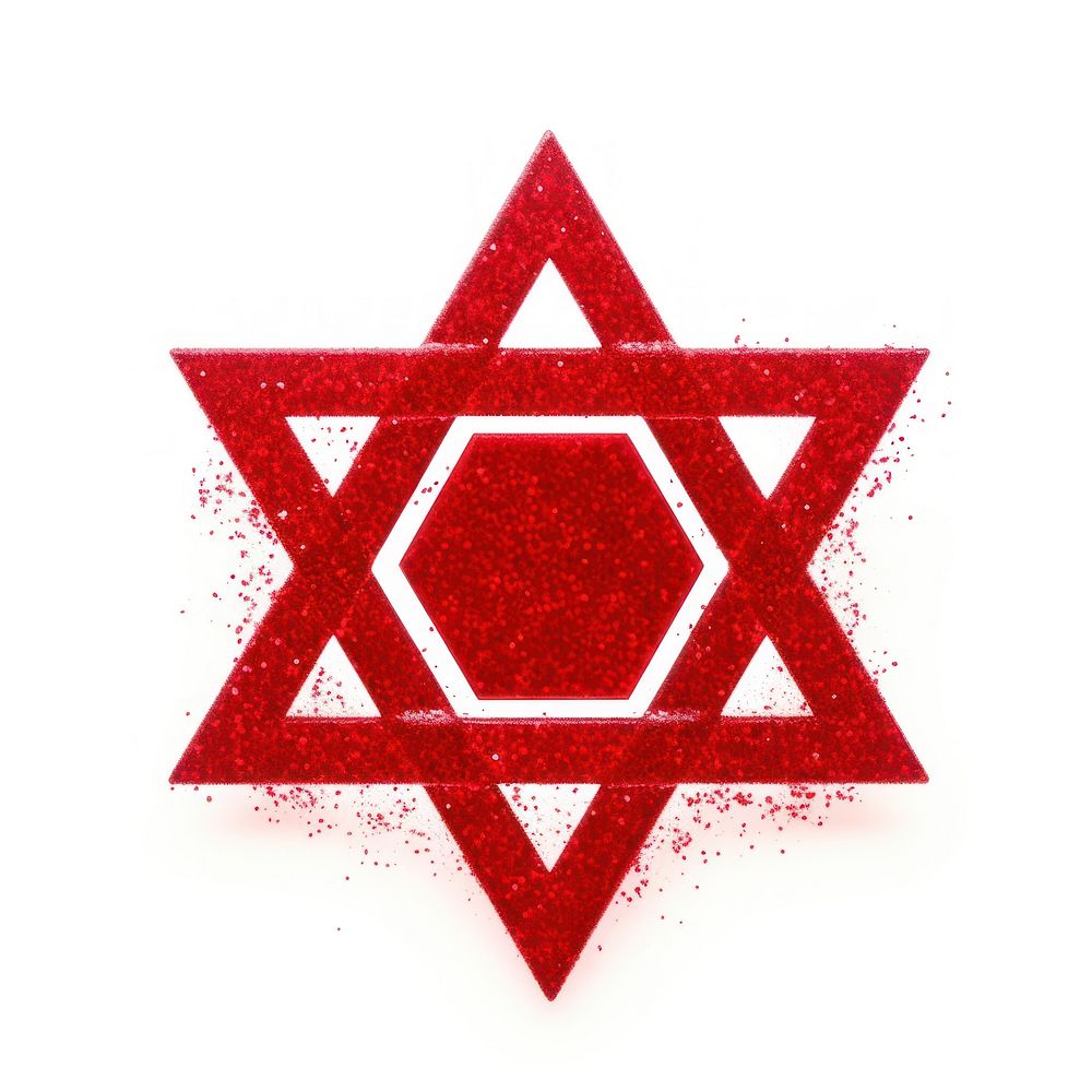 Hexagram icon symbol shape red. | Premium Photo Illustration - rawpixel