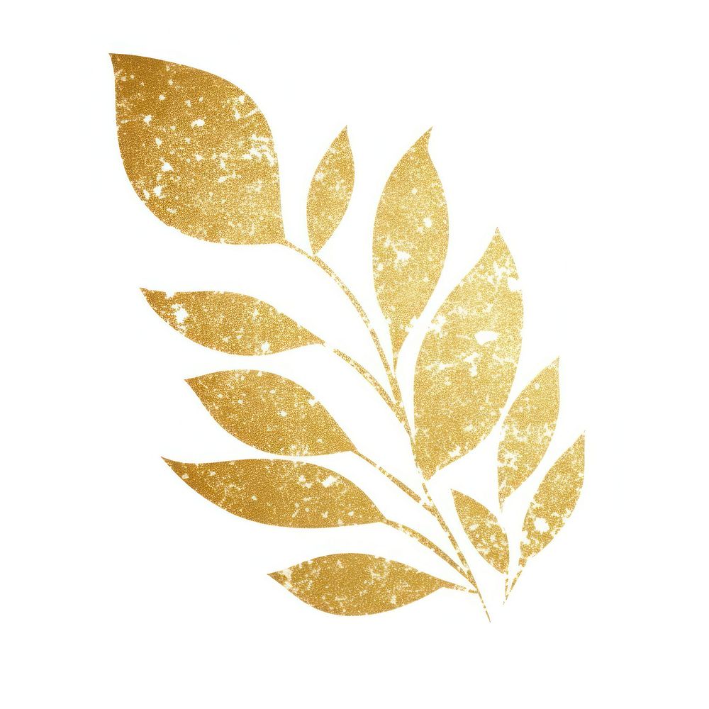 Gold leaf icon pattern plant | Premium Photo Illustration - rawpixel