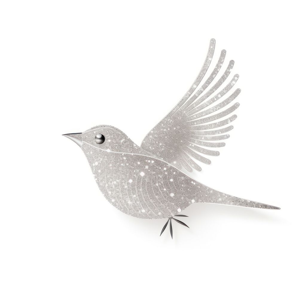Silver color bird icon drawing | Premium Photo Illustration - rawpixel