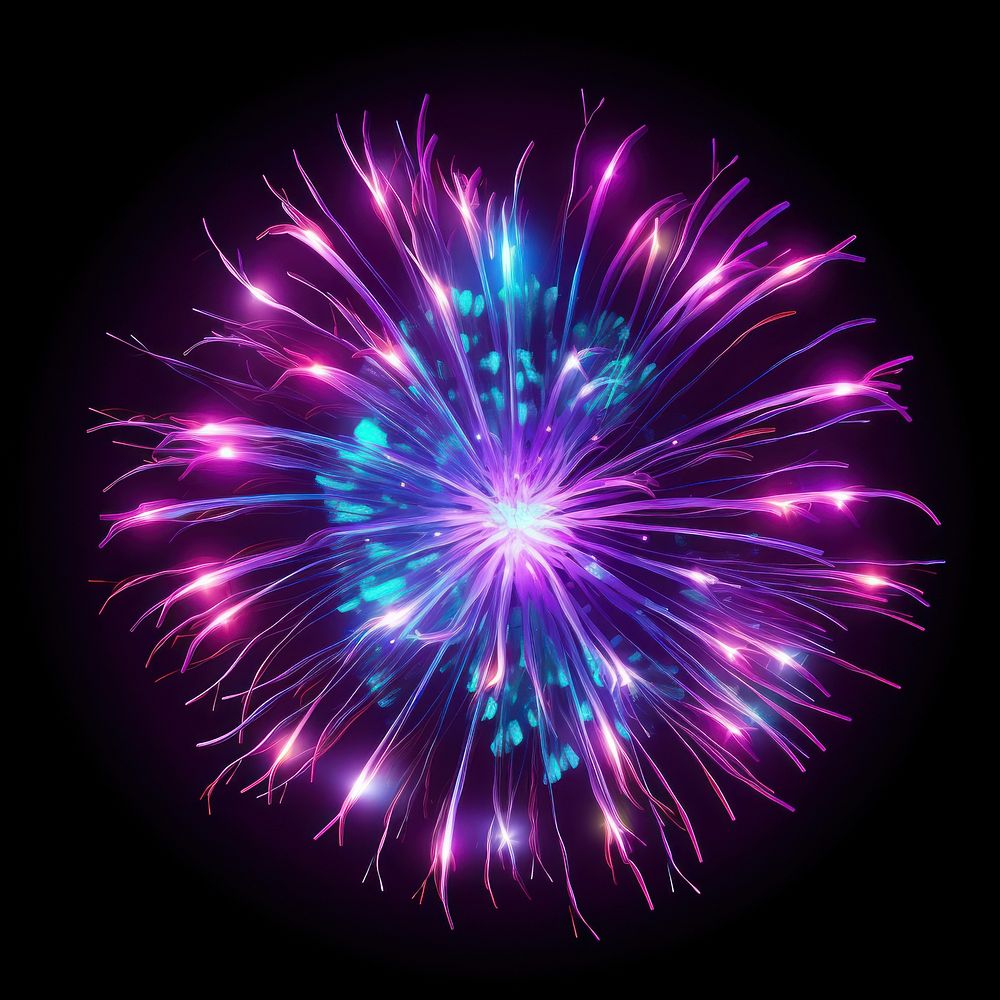 Firework fireworks purple night | Free Photo Illustration - rawpixel