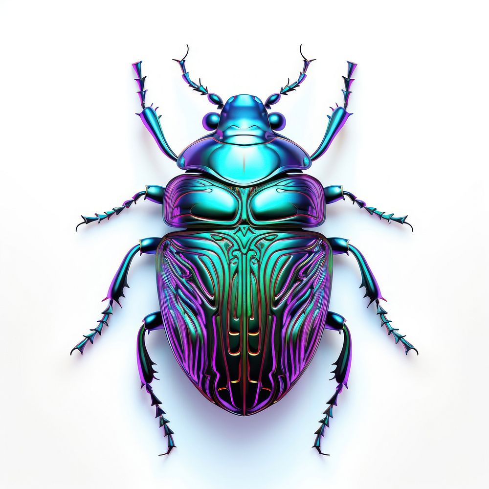 Insect animal white background invertebrate. | Premium Photo ...