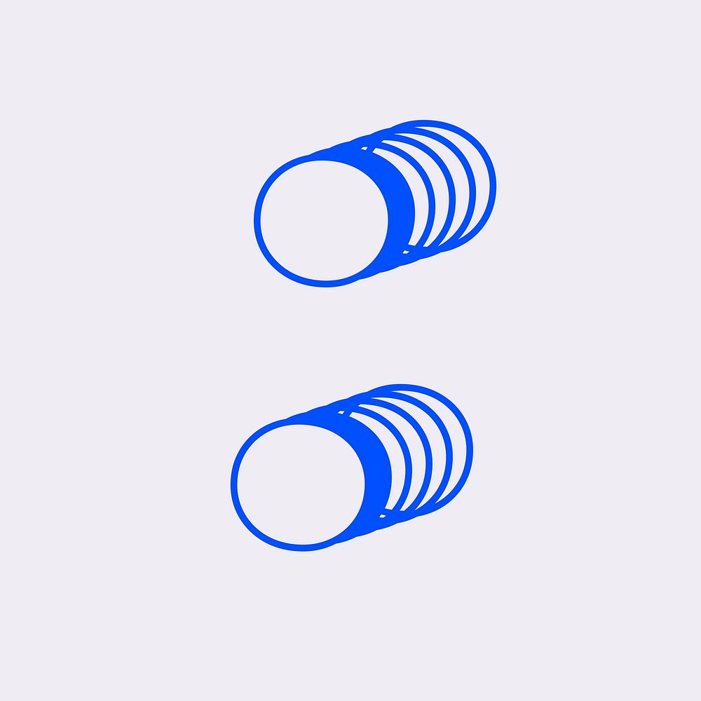 Blue colon symbol | Free Photo Illustration - rawpixel