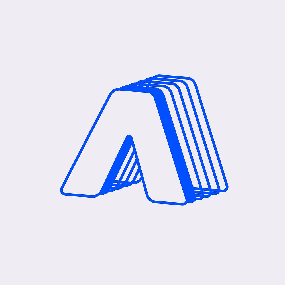 Blue circumflex symbol | Free Photo Illustration - rawpixel