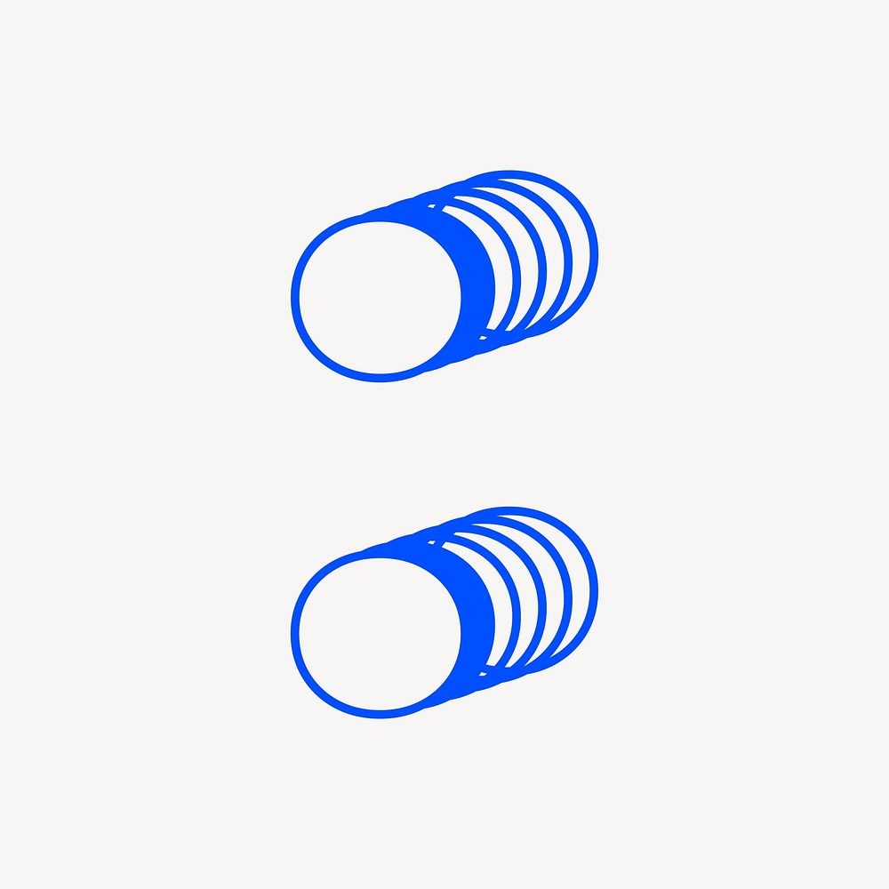 Blue colon symbol | Free Photo Illustration - rawpixel