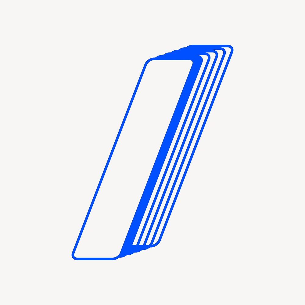 Blue slash symbol | Free Photo Illustration - rawpixel