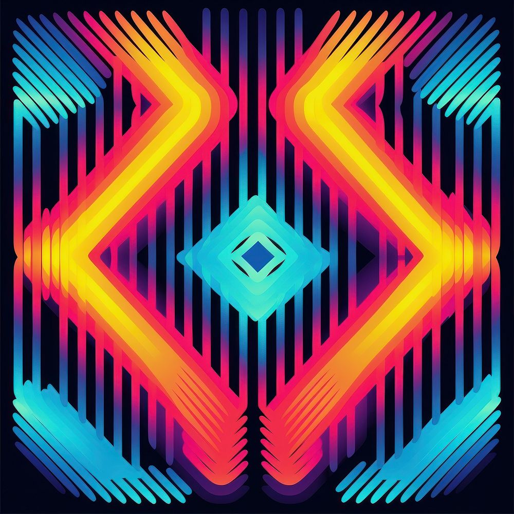 Chest pattern art purple illuminated | Free Photo Illustration - rawpixel