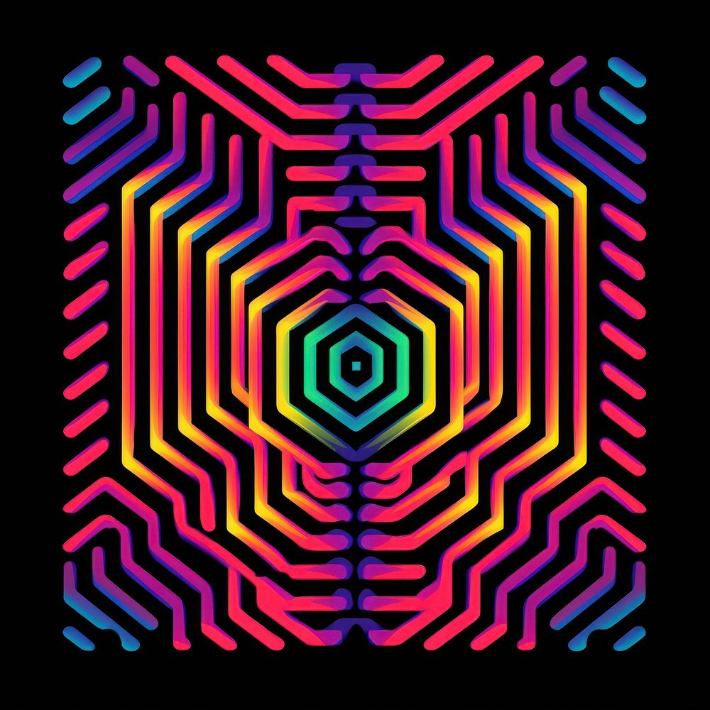 Chest pattern art abstract illuminated. | Free Photo Illustration ...