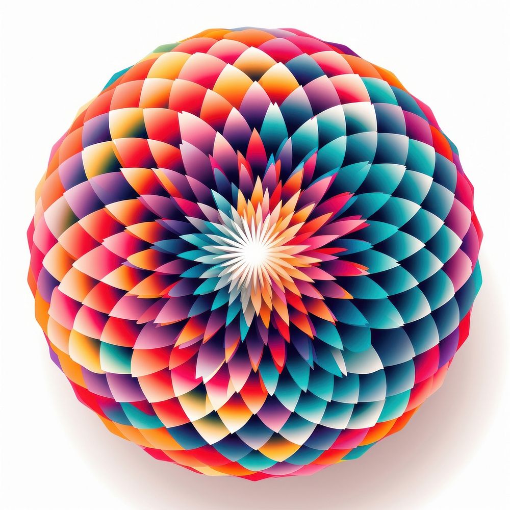 Crytal ball pattern abstract sphere | Free Photo Illustration - rawpixel