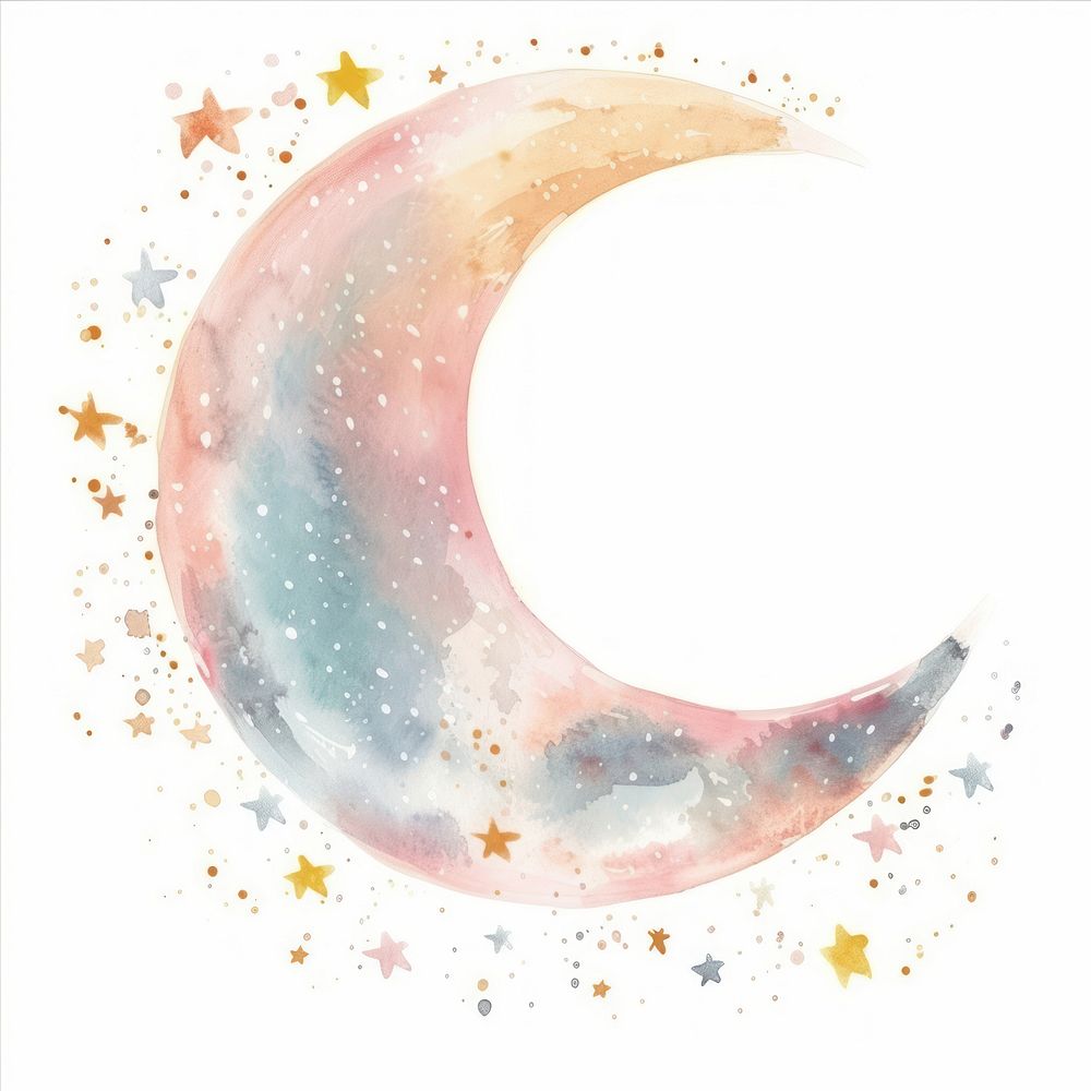 Moon circle border astronomy nature | Free Photo Illustration - rawpixel