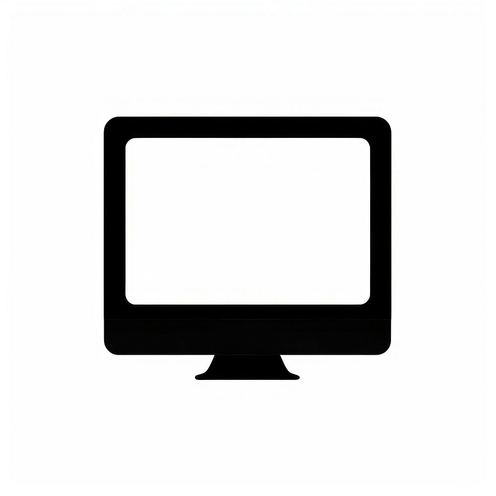 Computer logo icon black electronics | Premium Photo Illustration ...
