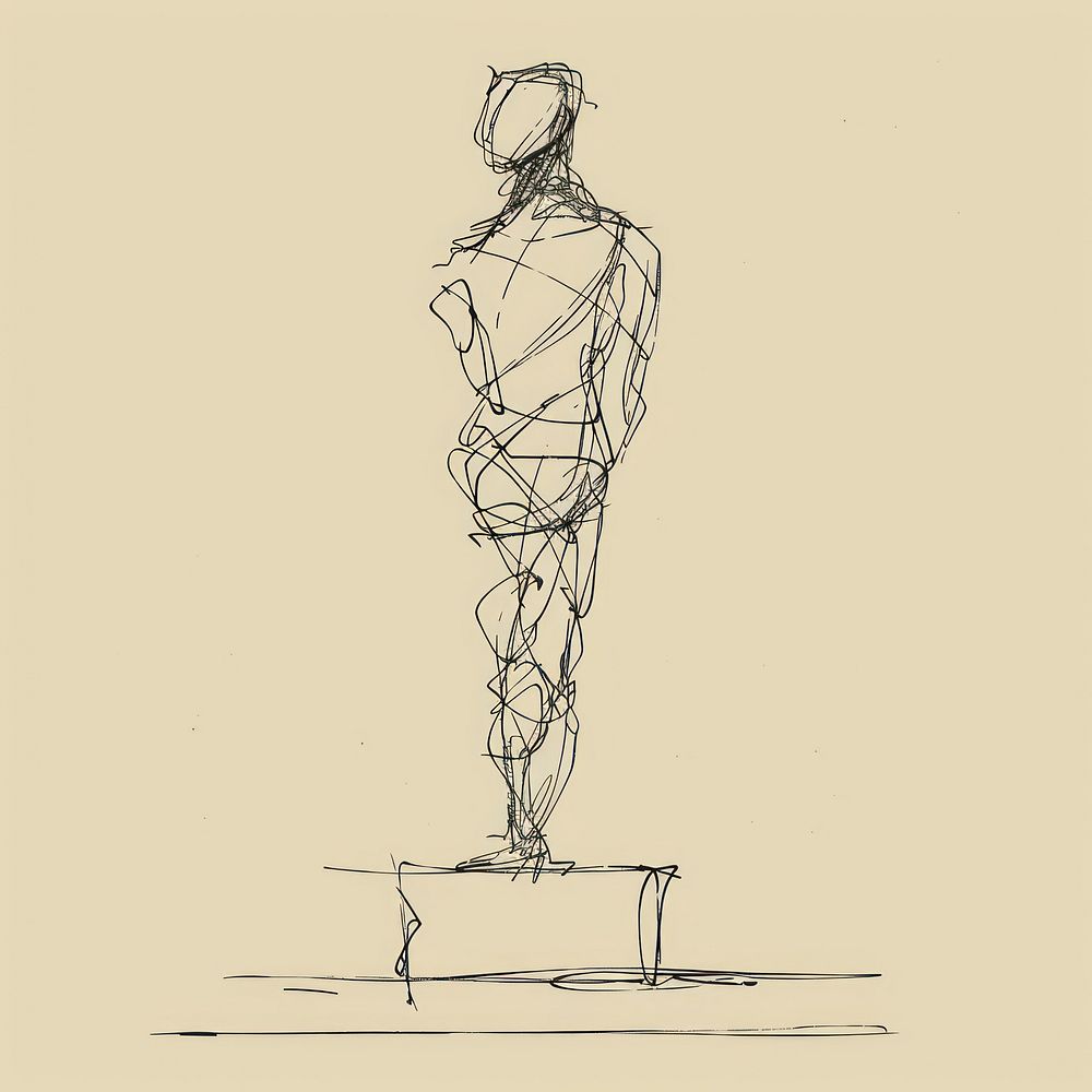 Hand drawn statue drawing sketch | Free Photo Illustration - rawpixel