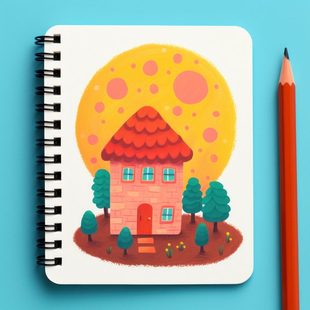 Pocket notebook pencil drawing sketch. | Premium Photo Illustration ...