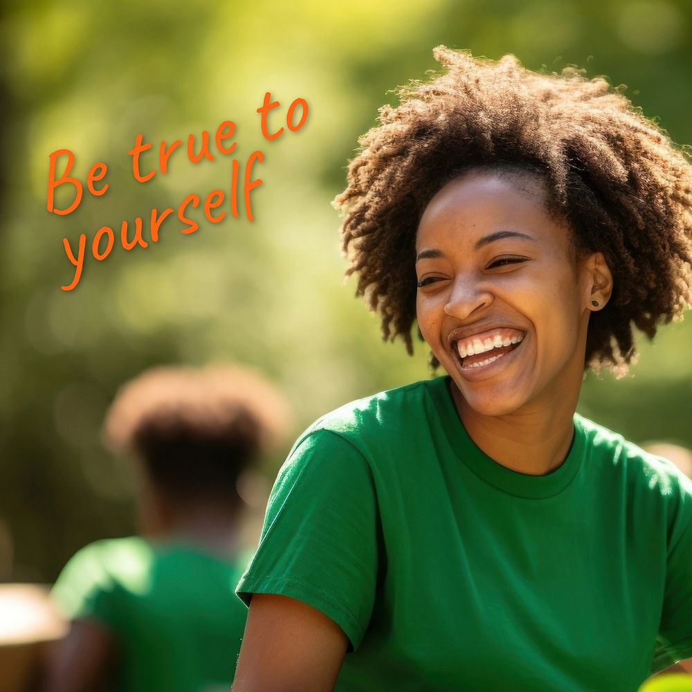 Self acceptance quote Facebook post | Premium Photo - rawpixel