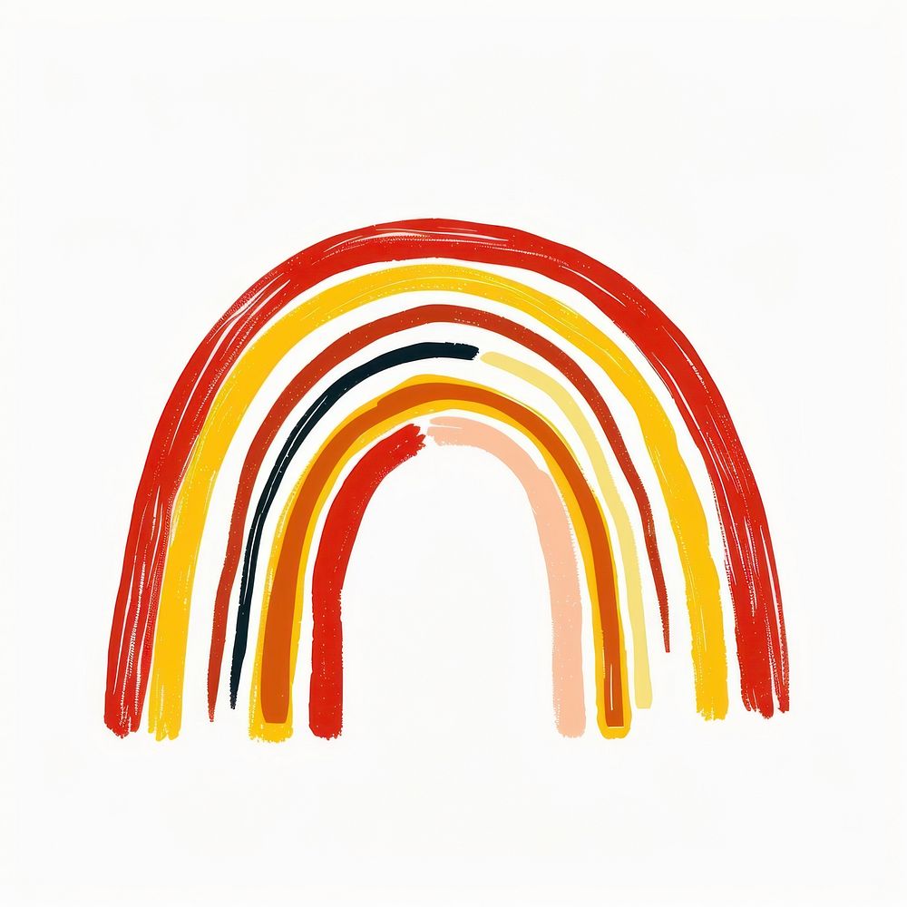 Red rainbow illustration architecture ketchup | Free Photo Illustration ...