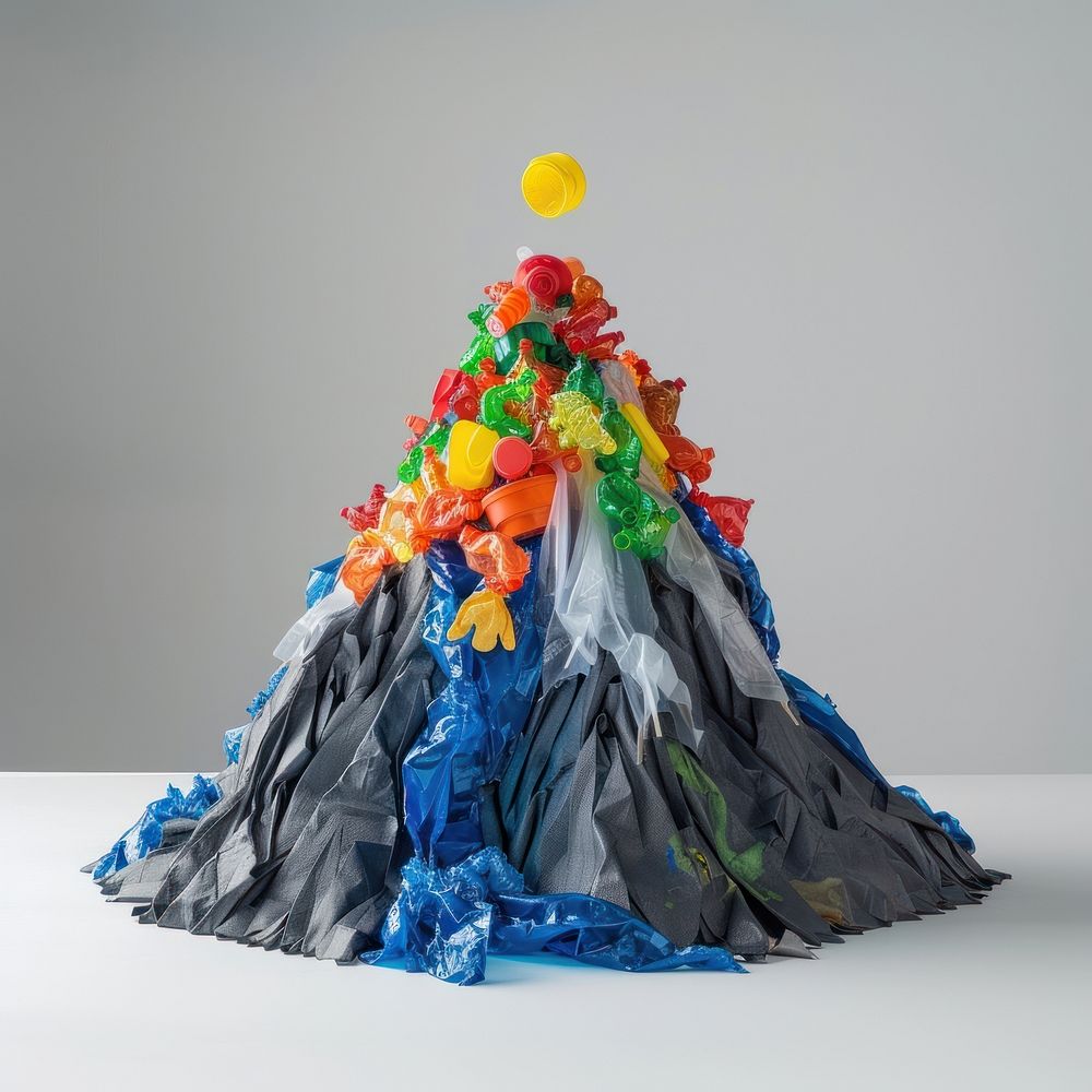Volcano made plastic clothing apparel | Free Photo - rawpixel