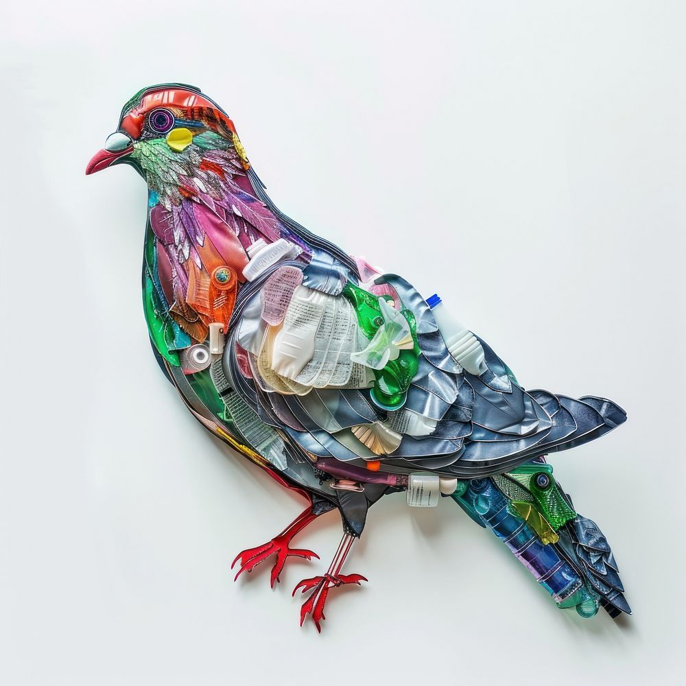 Pigeon made plastic animal bird | Free Photo - rawpixel