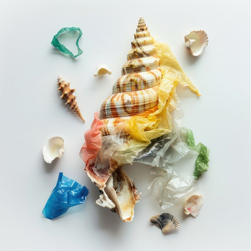 Sea shell made plastic animal | Free Photo - rawpixel