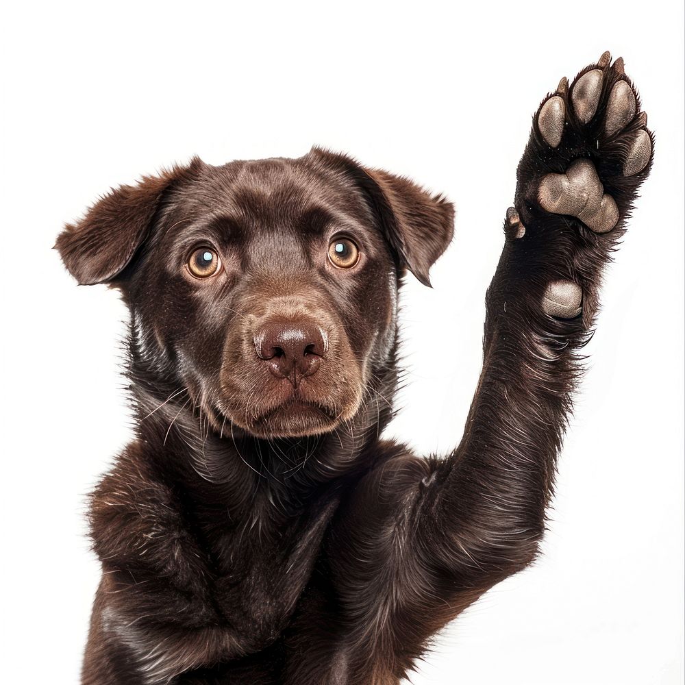 Dark brown puppy paw mammal | Premium Photo - rawpixel