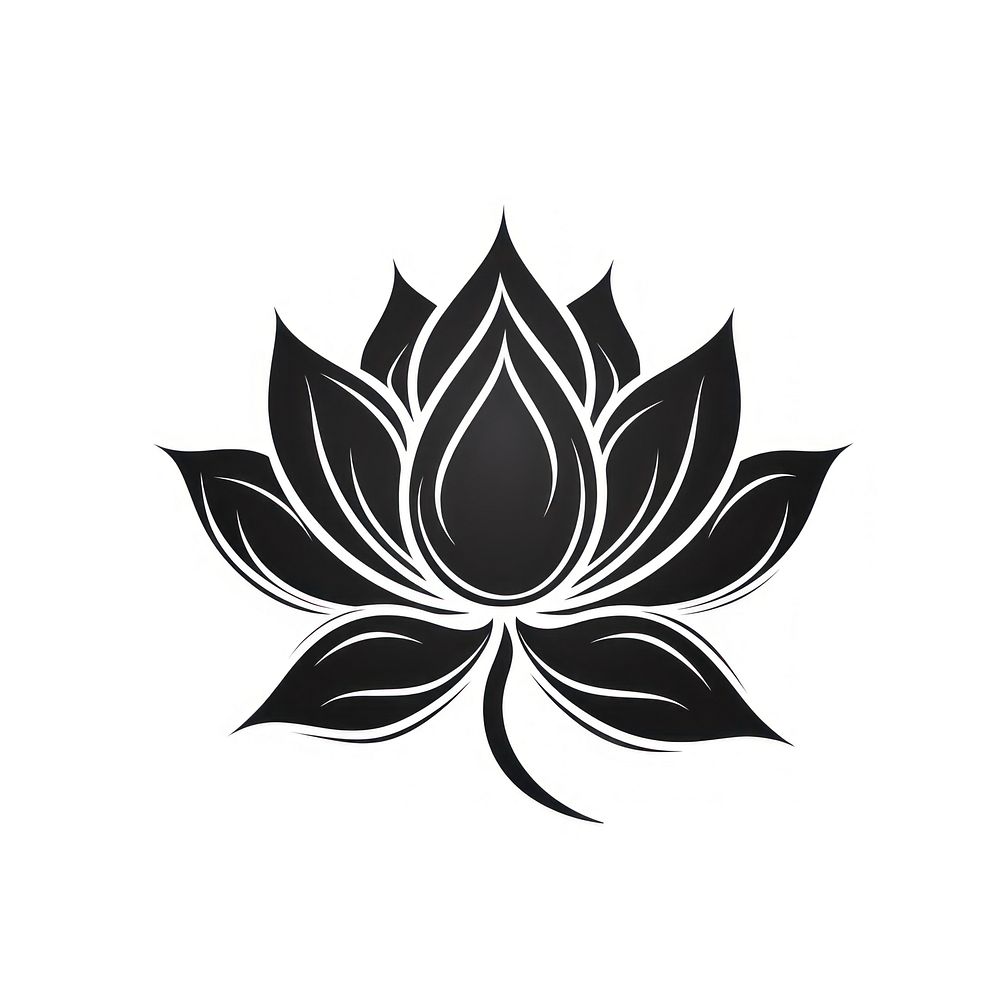 Close lotus logo stencil bonfire. | Premium Photo Illustration - rawpixel
