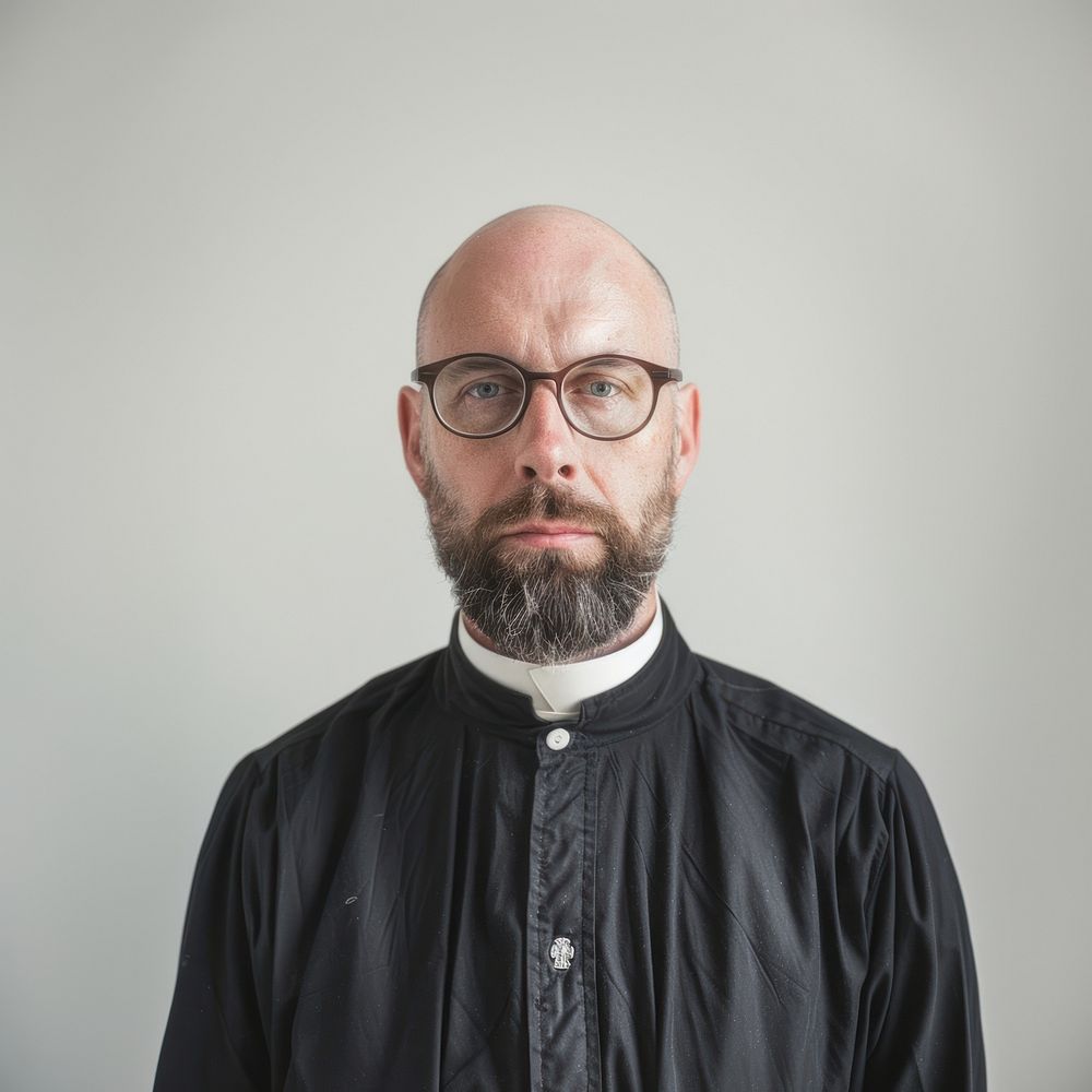 Pastor portrait photo face. | Free Photo - rawpixel