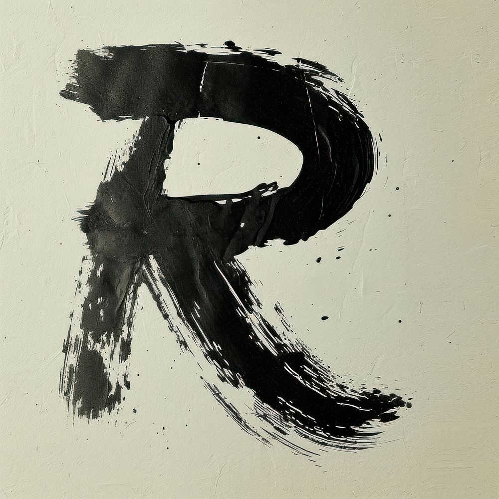 Alphabet paint text calligraphy. | Premium Photo - rawpixel