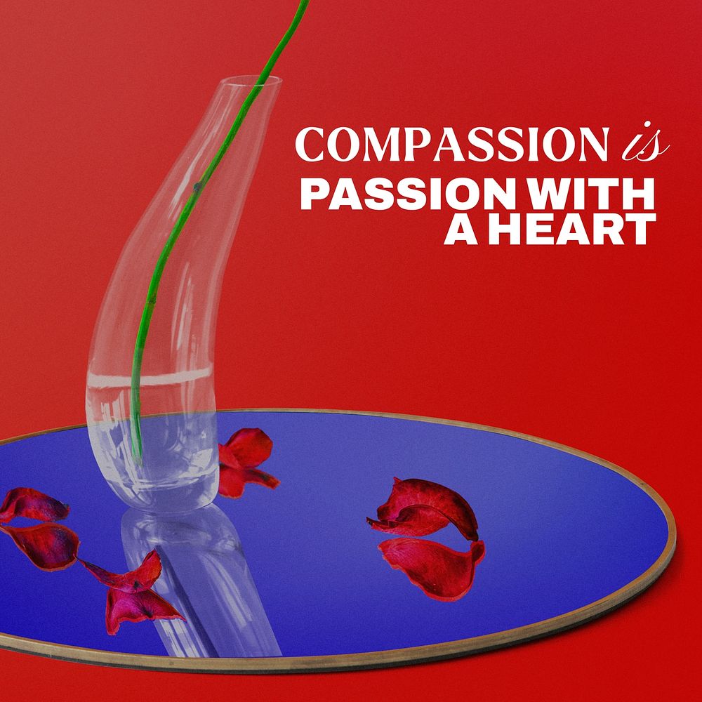 Compassion quote Instagram post template | Free Photo - rawpixel