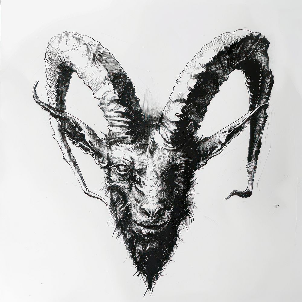 Satan drawing sketch art. | Premium Photo Illustration - rawpixel