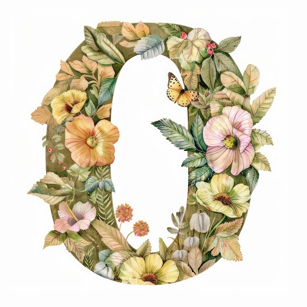 letter number 0 art pattern | Free Photo Illustration - rawpixel