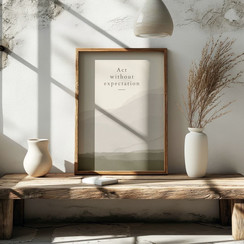 Wooden picture frame mockup psd | Premium PSD Mockup - rawpixel