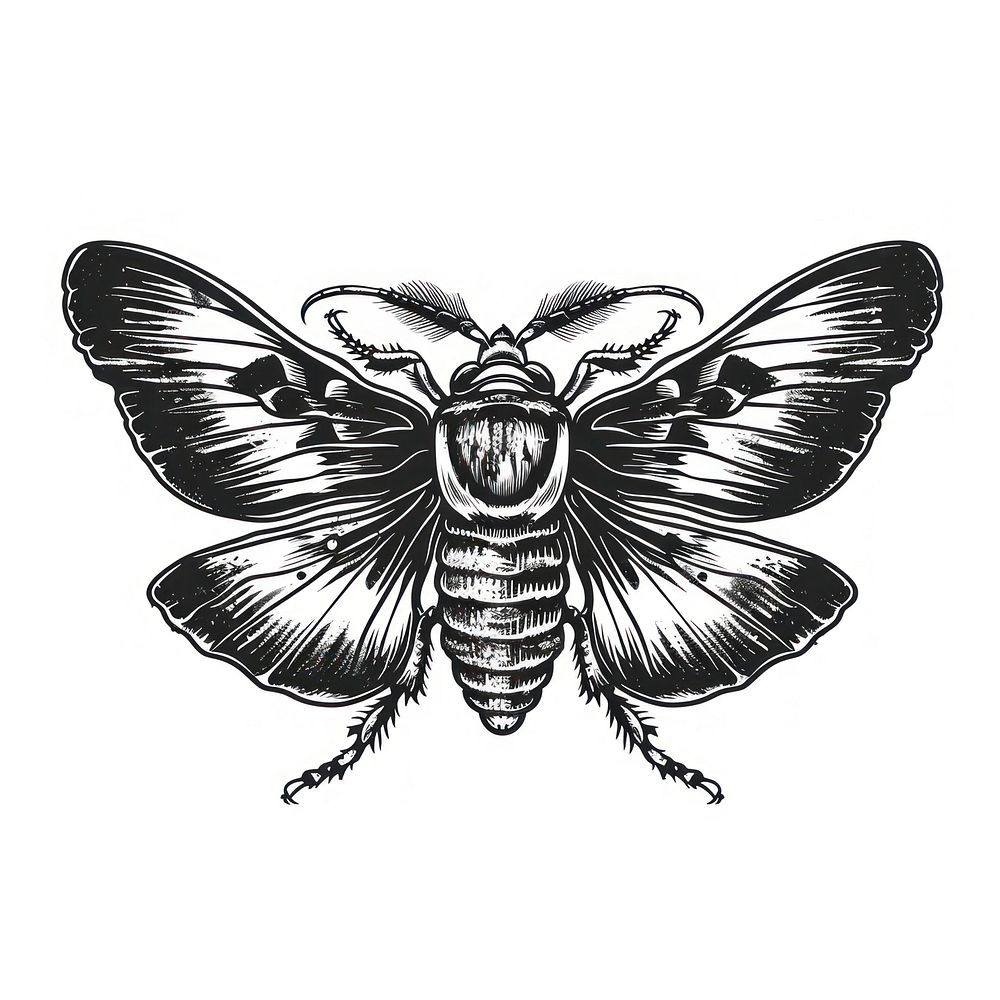 Insect drawing invertebrate illustrated | Free Photo Illustration ...