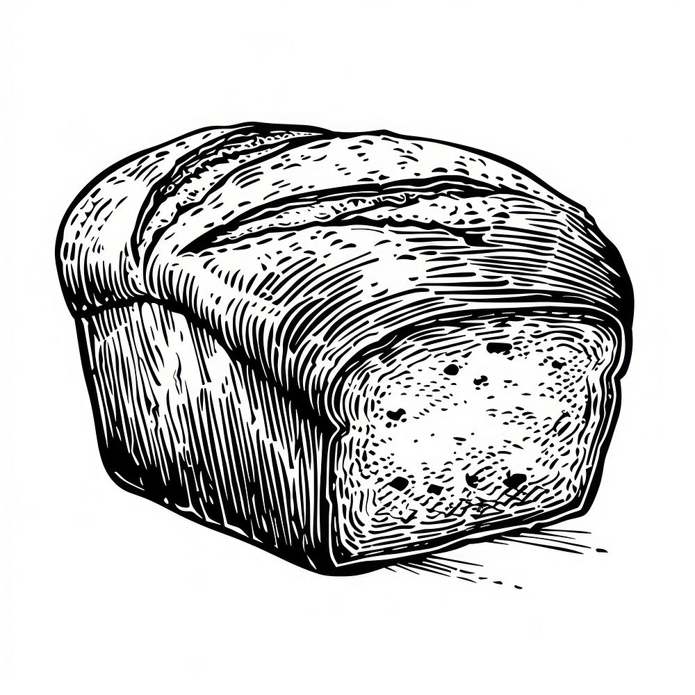 Loaf bread drawing illustrated furniture. | Free Photo Illustration ...