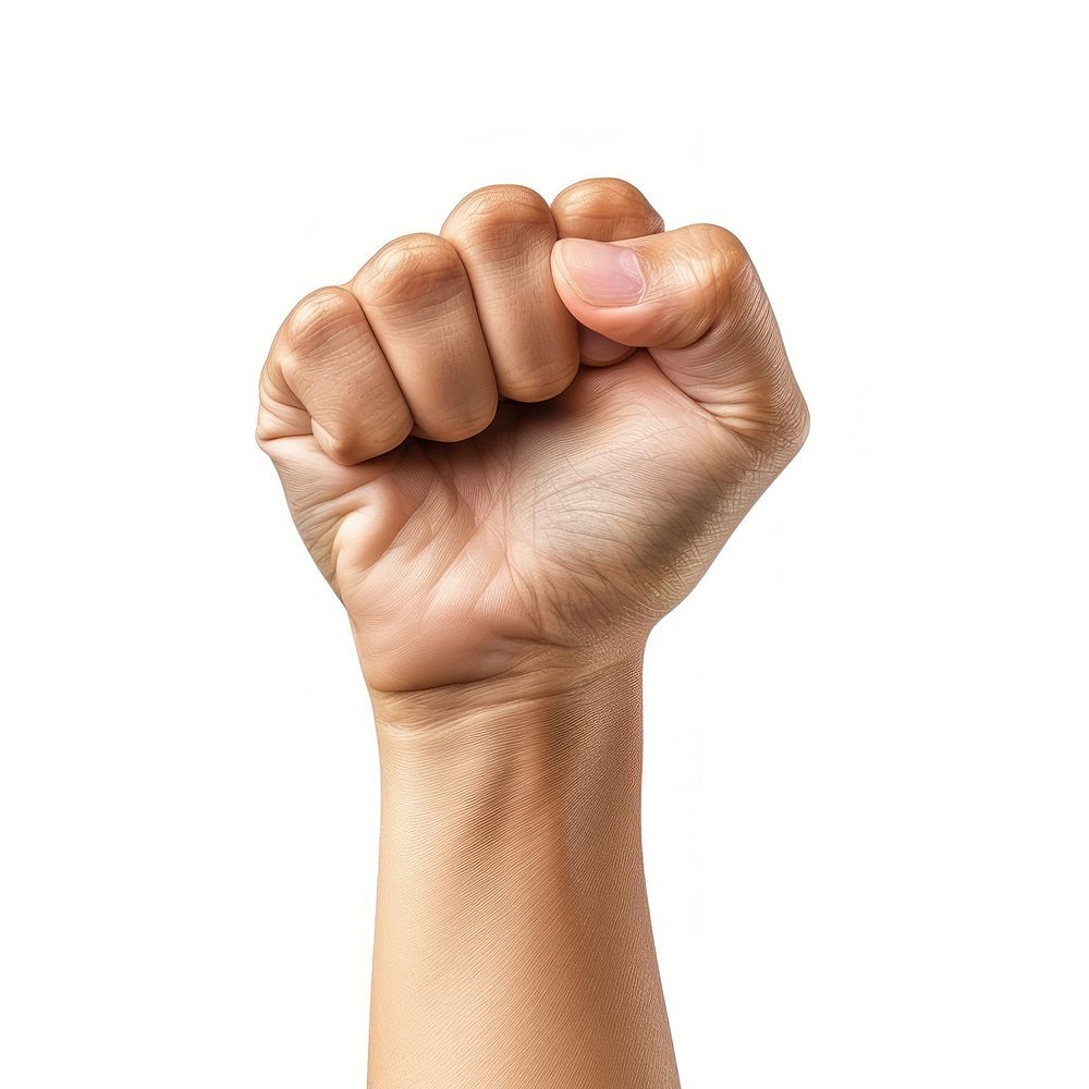 person raising fist finger hand | Free Photo - rawpixel