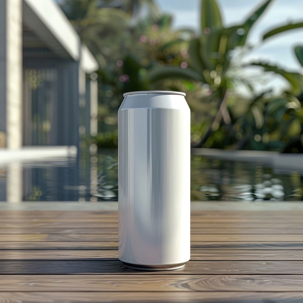 Blank white can mockup beverage | Free Photo - rawpixel