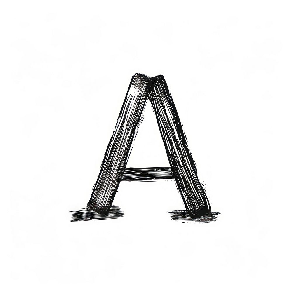 Letter A drawing sketch font. | Premium Photo Illustration - rawpixel