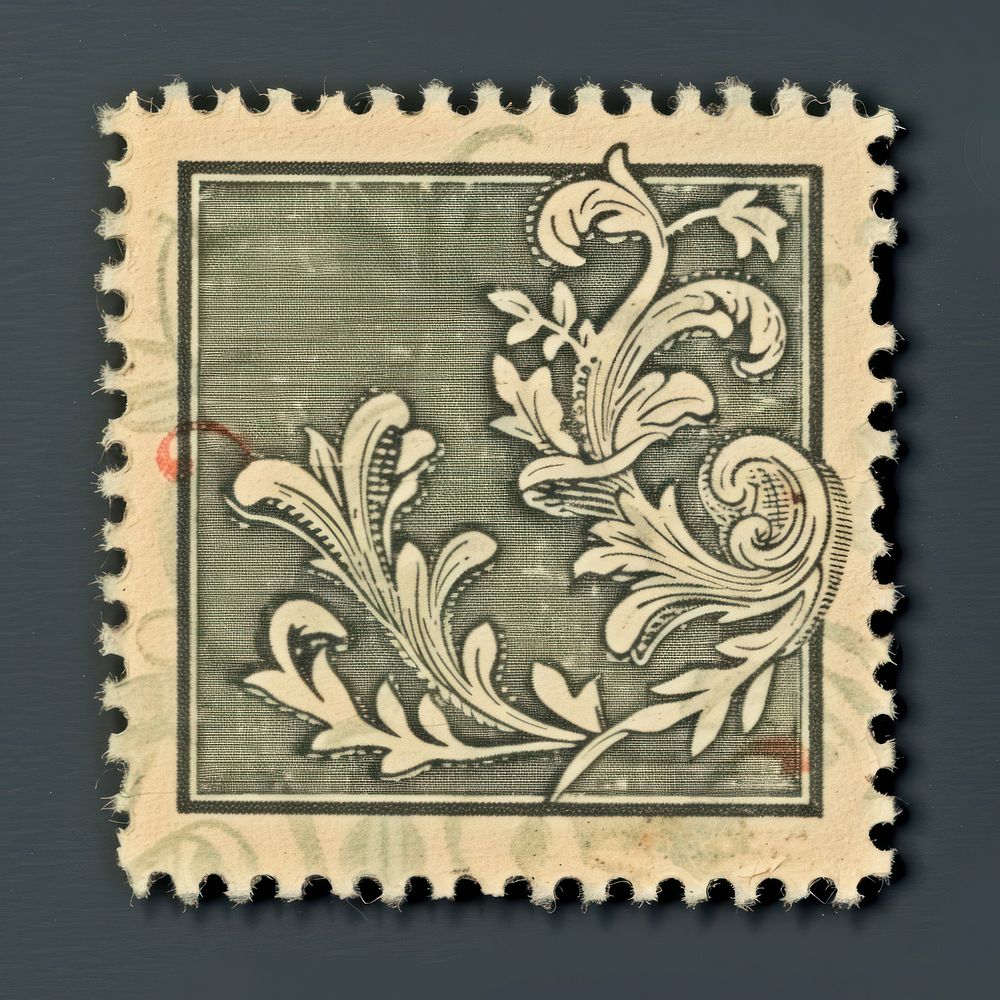 Vintage postage stamp pattern paper | Premium Photo Illustration - rawpixel
