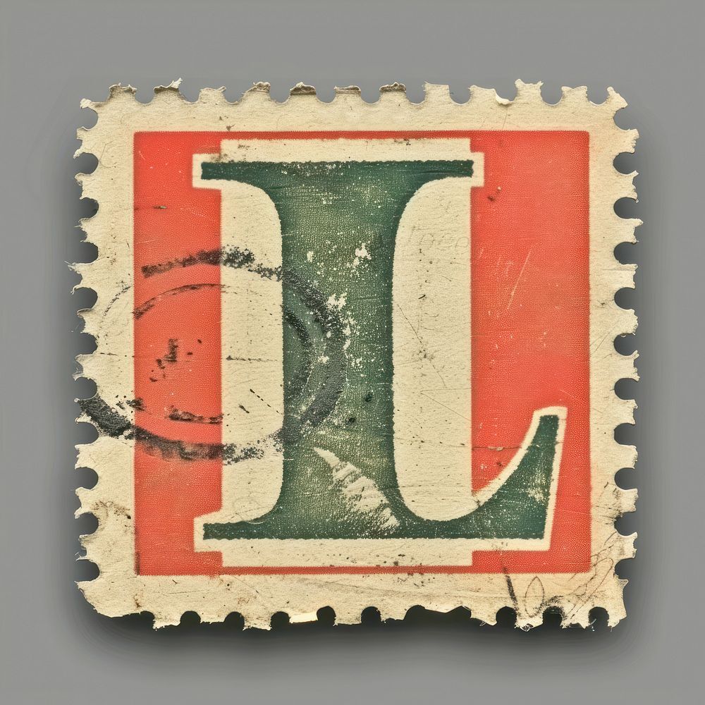 Stamp alphabet L font text | Free Photo Illustration - rawpixel